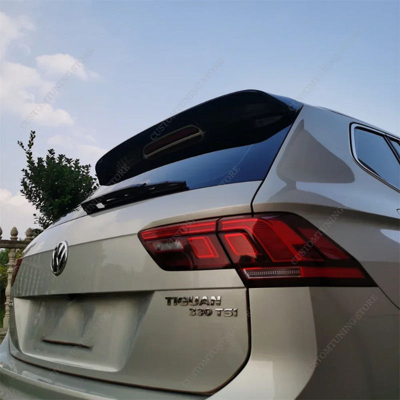 For VW Tiguan MK2 Gloss Black R Style Rear Spoiler Wing Tiguan TSI TDI ...