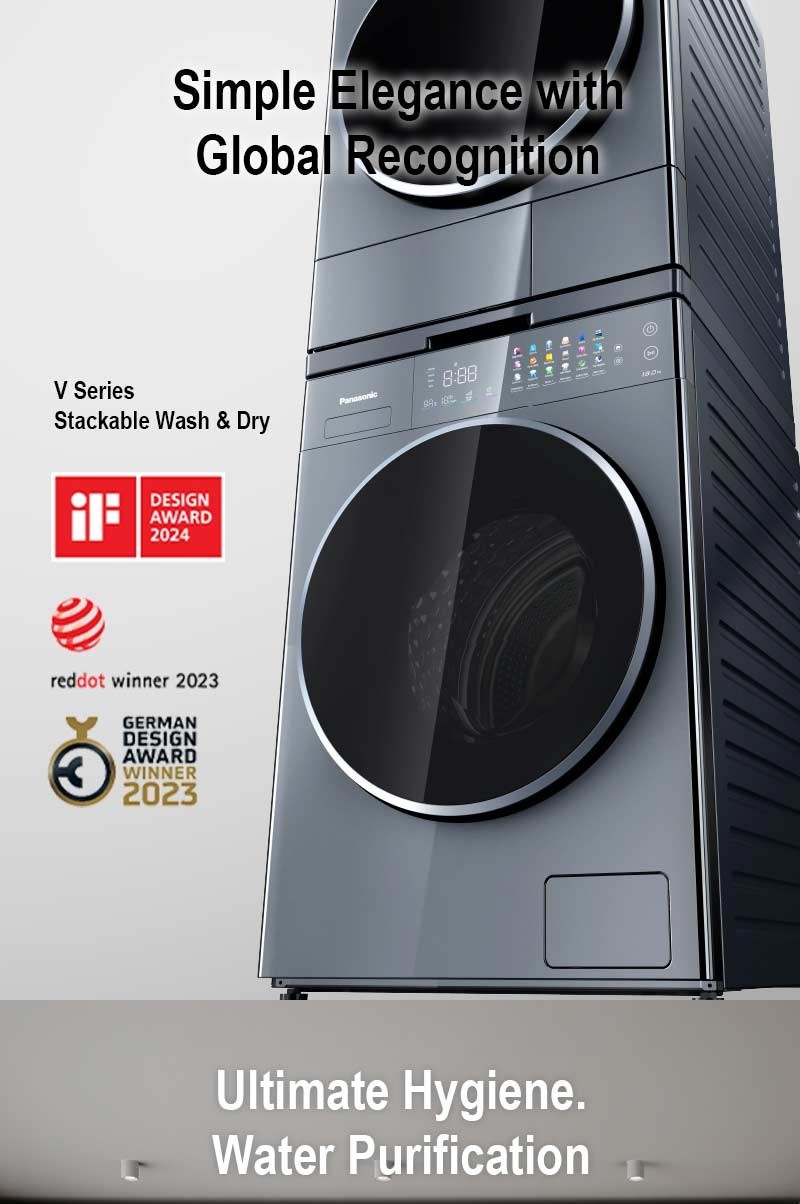 Panasonic Purified Water & Hygiene Care Front Load Washing Machine ...