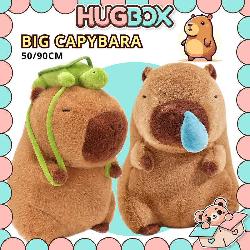 🌈HugBox Capybara Big Plush Anak Patung Capybara Besar Murah Capybara ...