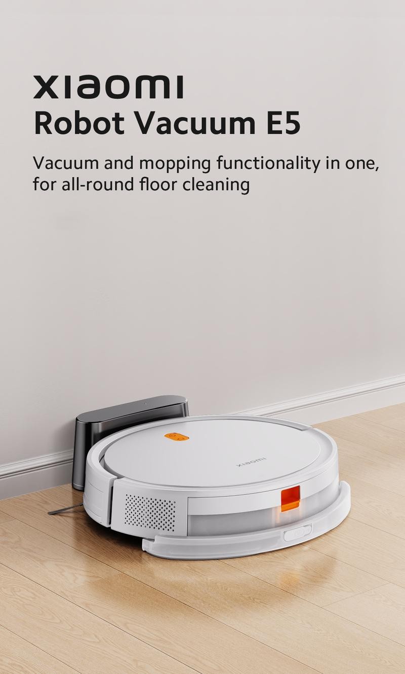 Xiaomi Robot Vacuum E5 | Vacuum & Mopping Function | 2600mAh Big ...