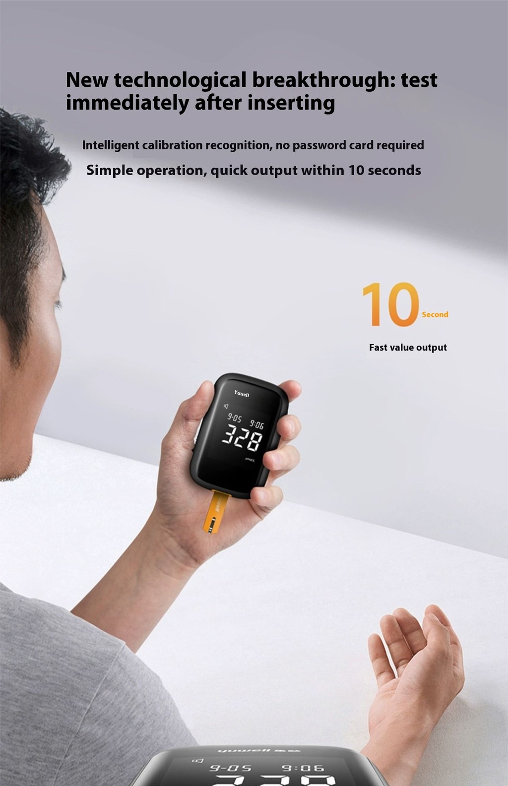 Yuwell Uric Acid Detector U580 is a household precision uric acid ...
