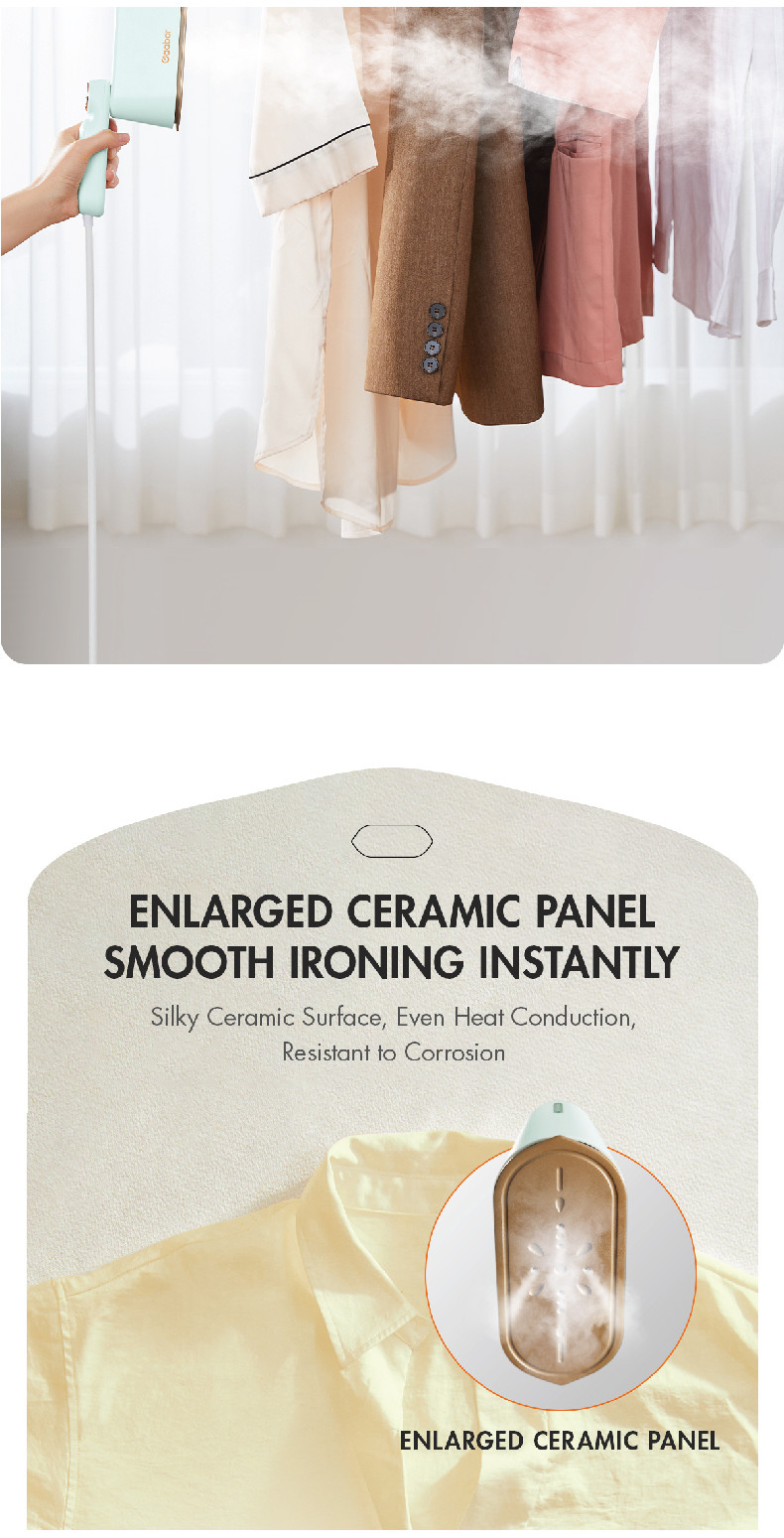 Gaabor Exquisite Electric Steam Iron Wet & Dry Flexible Switching ...