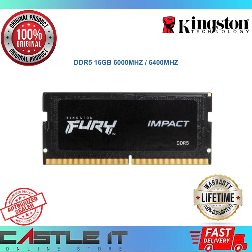 Pre Order Kingston Impact Ddr5 16gb 6000mhz 6400mhz Notebook