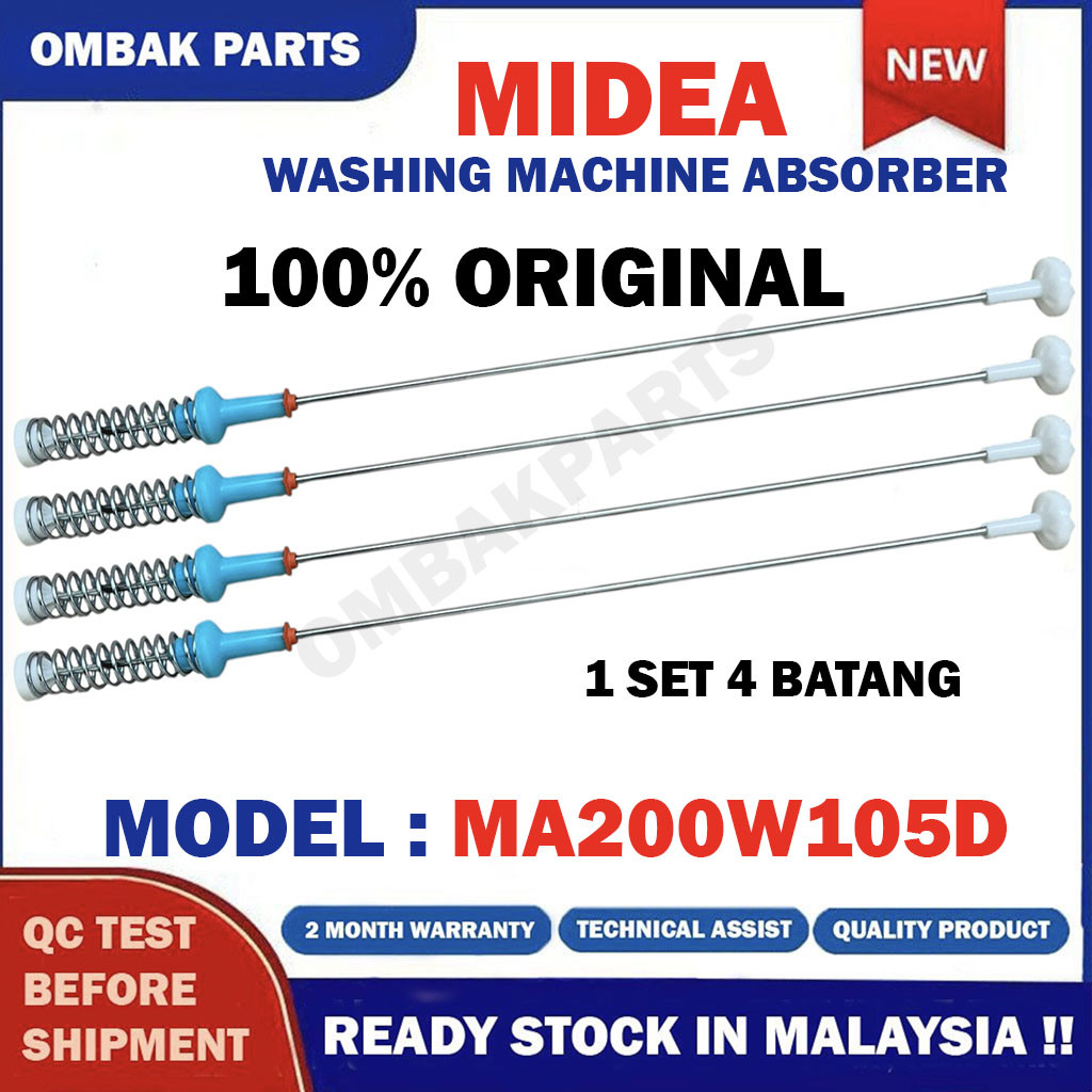 (100% ORIGINAL) MA200W105D MIDEA WASHING MACHINE ABSORBER (DAMPER ...
