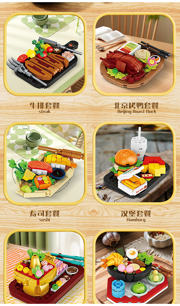 [6 IN 1] Forange FC8145 Food Cuisine Culinary Set TINY Series Pocket ...