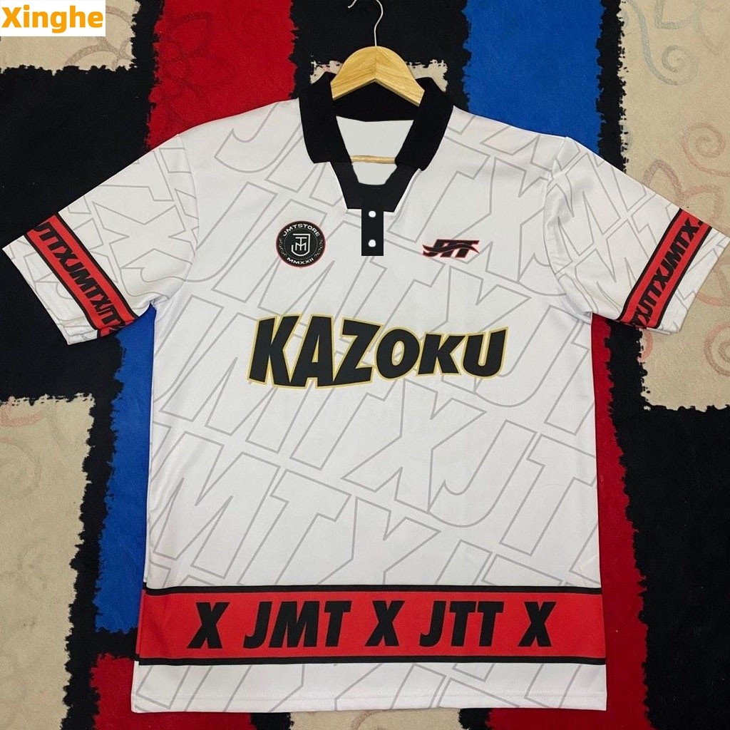 JTT X JMT HOME KAZOKU WHITE Polo Shirt 2024 Full Sublimation Original ...