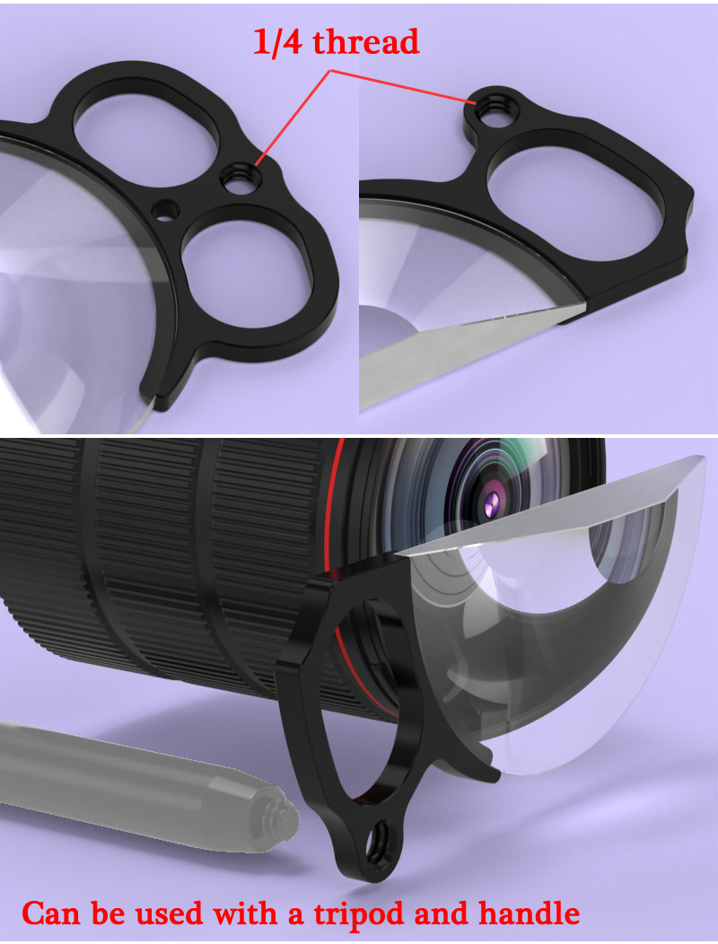 KnightX Special Effects Prism Lens Handheld Split Diopter Filter for ...