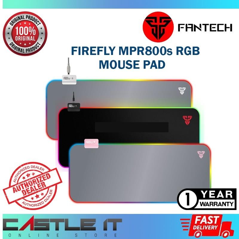 Fantech Firefly MPR800s Soft Cloth RGB Gaming Mouse Pad Woven - Black ...