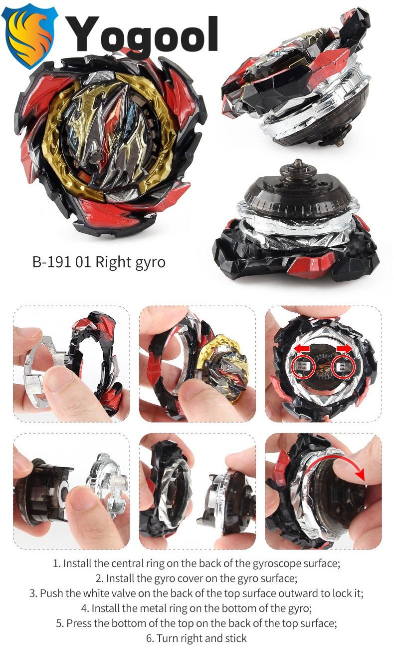 MQ brand Beyblade Burst B-191 Dangerous Belial Prominence Phoenix ...
