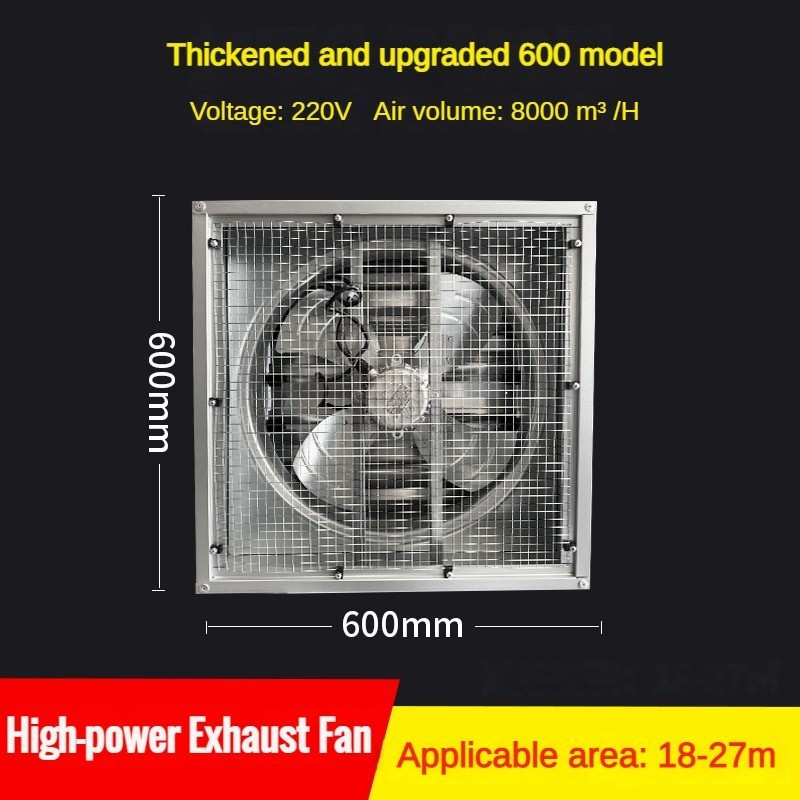 Strong Suction Negative Pressure Fan High-power Industrial Ventilation ...
