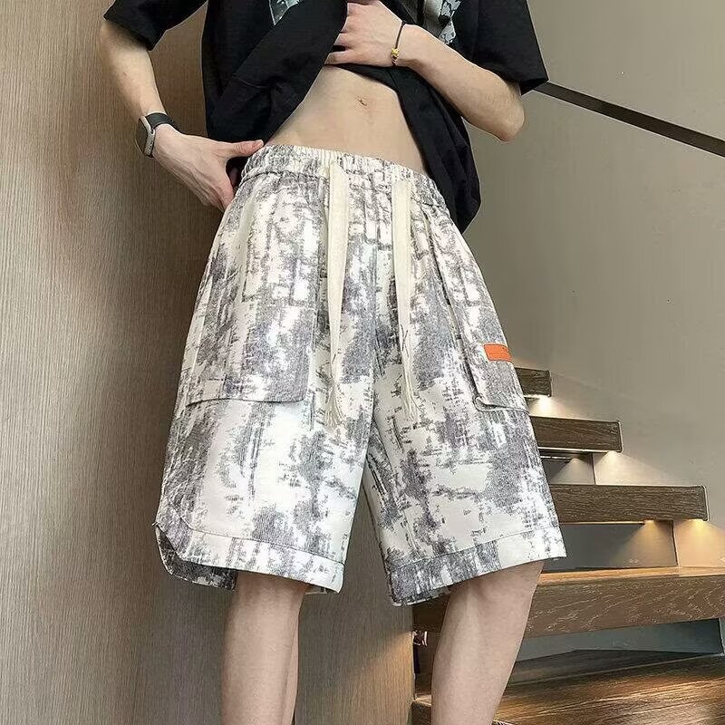 [IDO] Shorts Functional Style Waterproof Overalls Shorts Men's Summer ...