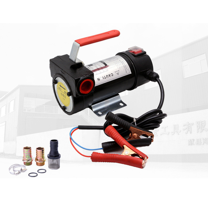 Small Handheld Diesel Pump 12V/24V Portable Electric Oil Pump High ...