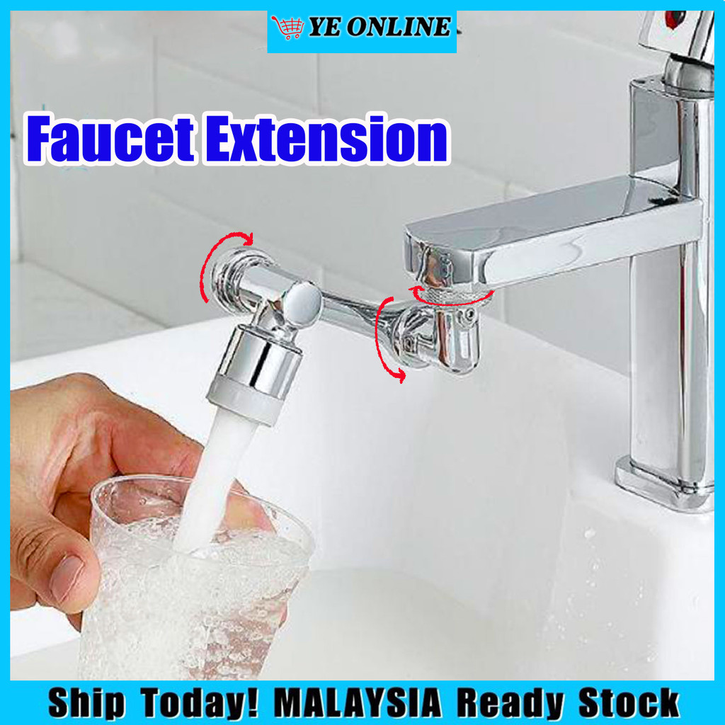 Faucet Extension Universal Tap KitchenFaucet Extender Washbasin Splash ...