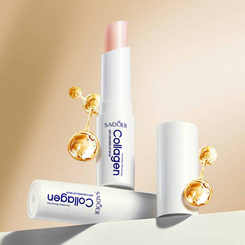 ROREC SADOER Collagen Anti Cracking Lip Balm Long Lasting Moisturizing ...