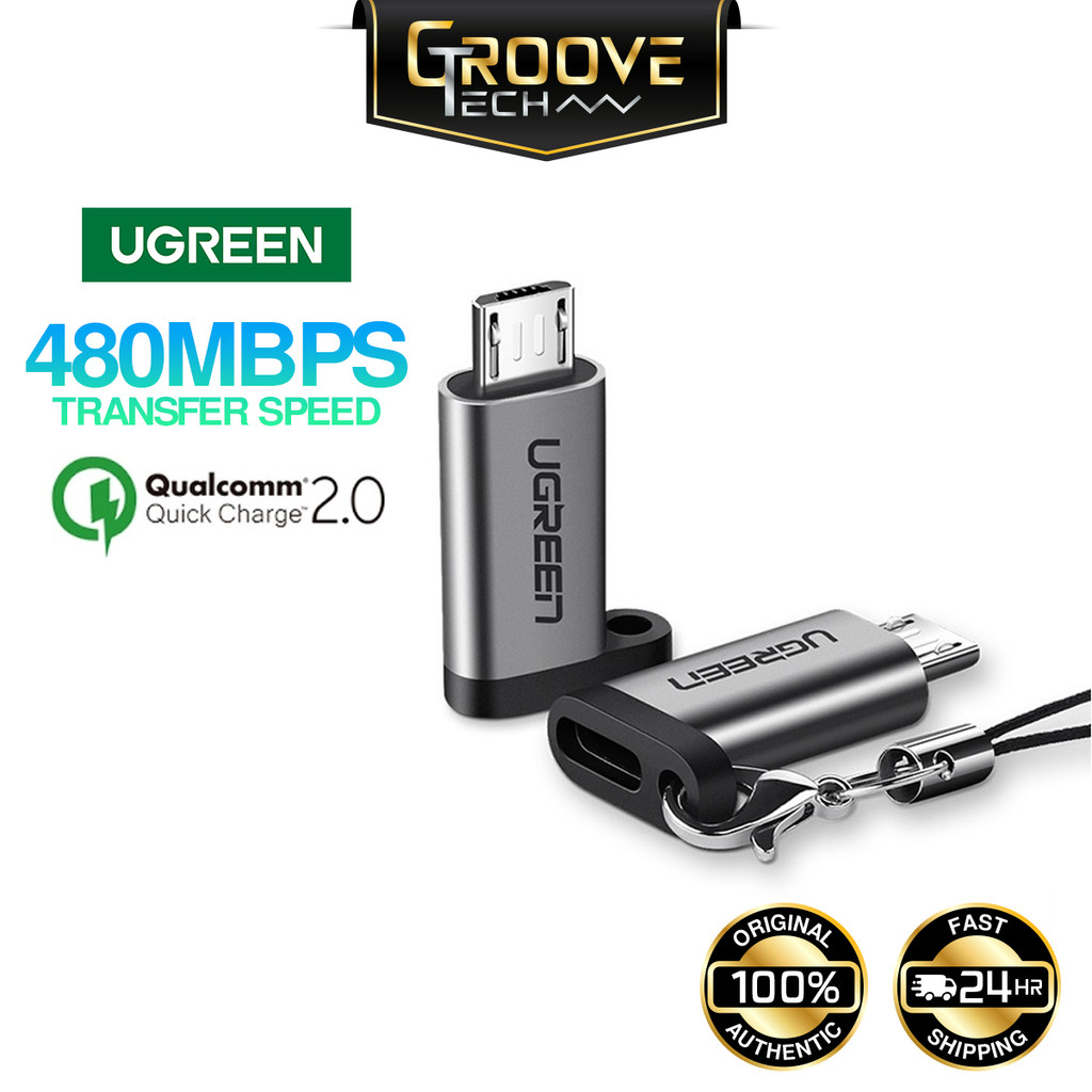 UGREEN 22MM USB C Type C Type-C Female to Micro USB Male Cable Adapter ...