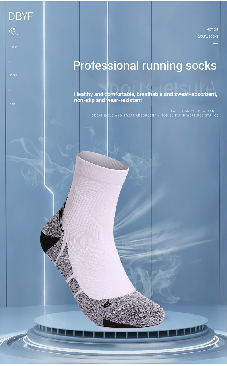 Coolmax Sports Socks, Running Socks, Basketball Socks, Antibacterial ...