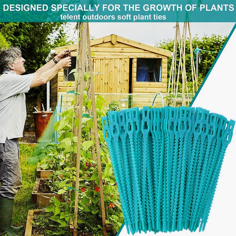 Garden Tree Climbing Support Vine Stem Clamps - Adjustable Plastic Self ...
