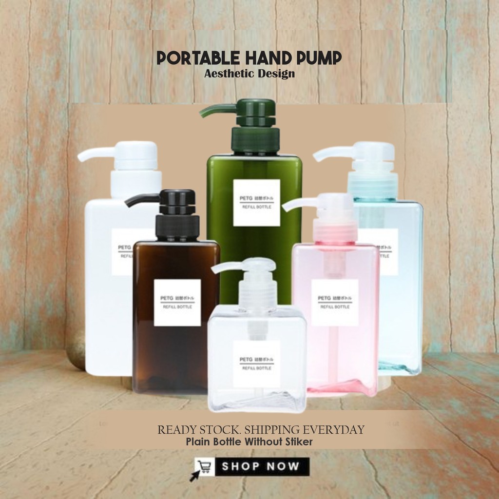 DC Shampoo Shower Gel Bottle Hand Washing Travel Empty Lotion Refill ...