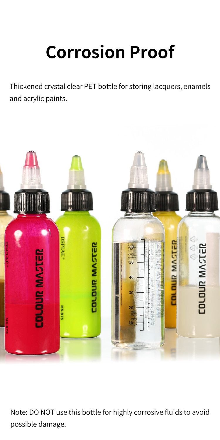 Paint Mixing Bottle 75ml DSPIAE for Gundam Gunpla Military Model Making ...