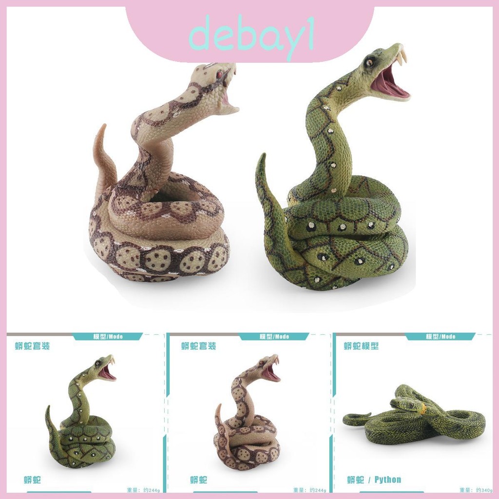 Realistic Pvc Stunningly Snake Model For Kids Science Education And ...