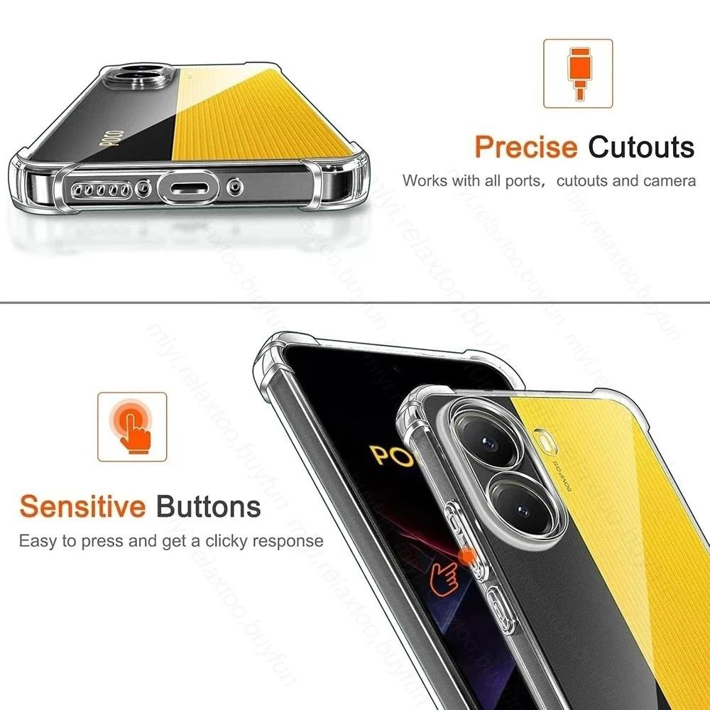 Case Cover for Xiaomi Redmi A3 A4 A3X 14C 14R A1 A2 Plus K80 K70 K60 K30 K20 K40 Pro K50 Ultra ...