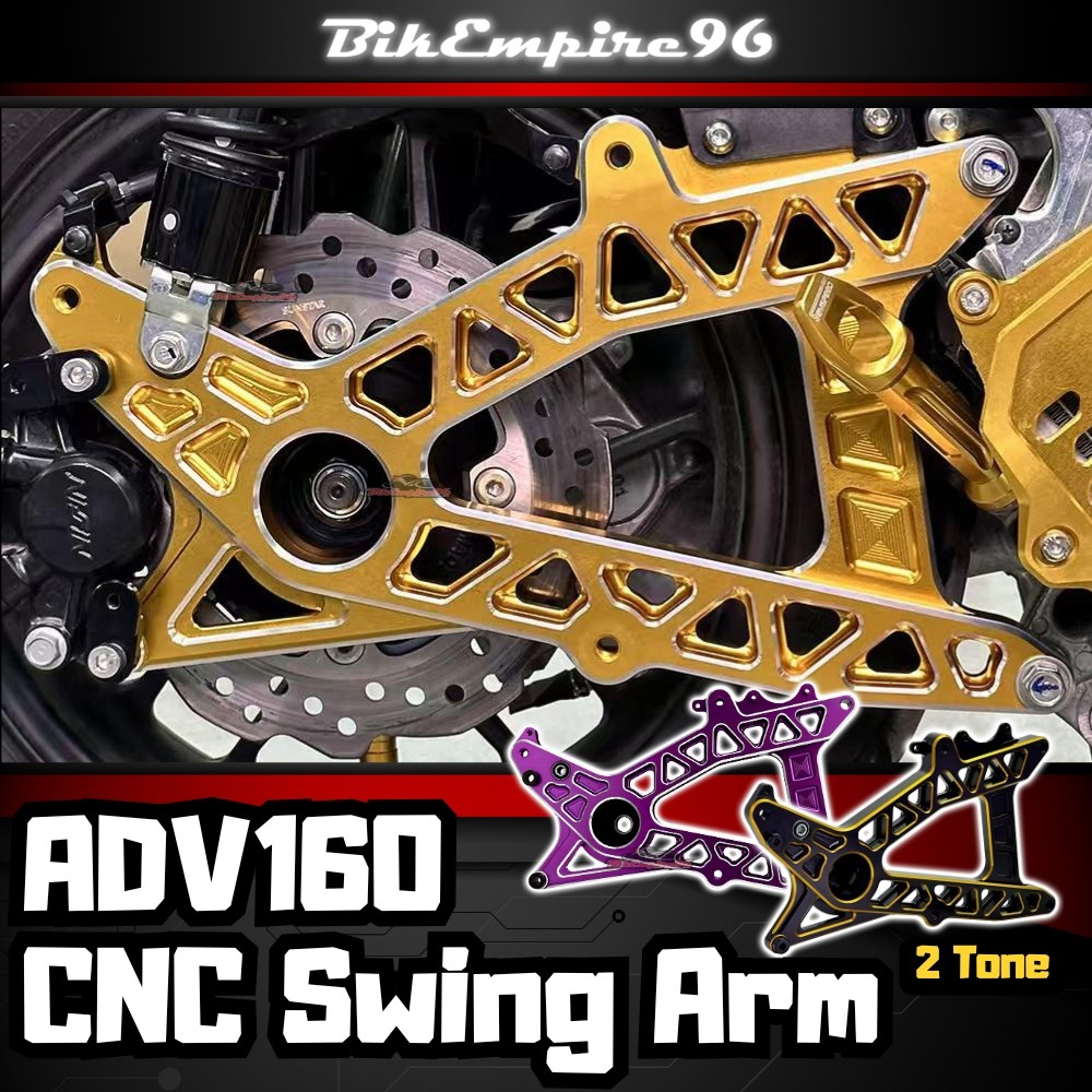 ADV160 CNC Swing Arm Plug & Play High Material CNC NottyBoy Rear Arm ...