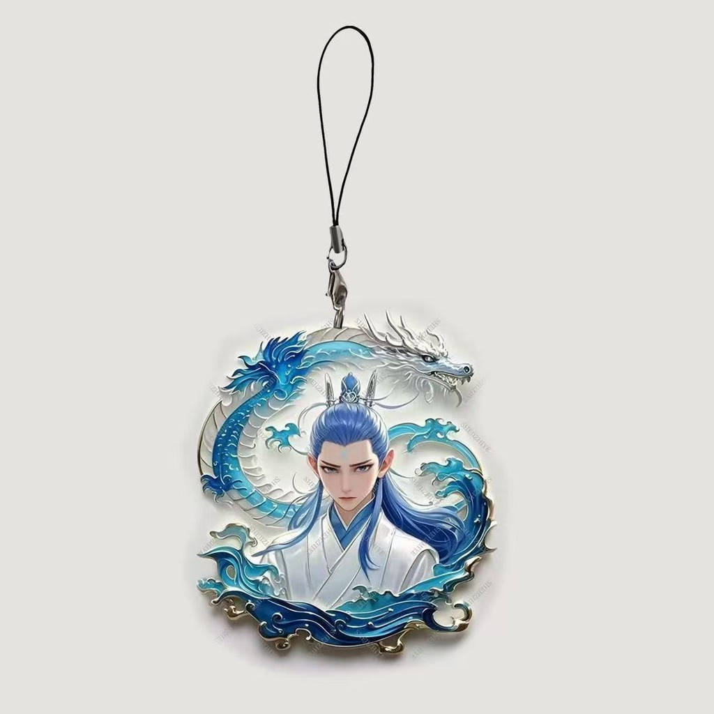 Nezha Acrylic Keychain,哪吒钥匙扣 Magical Boy in the Sea Nezha Cartoon ...