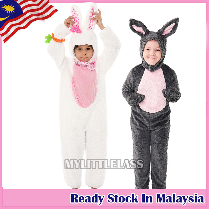 MYLITTLELASS Children Bunny Rabbit White Rabbit Grey Bunny Dress Up ...