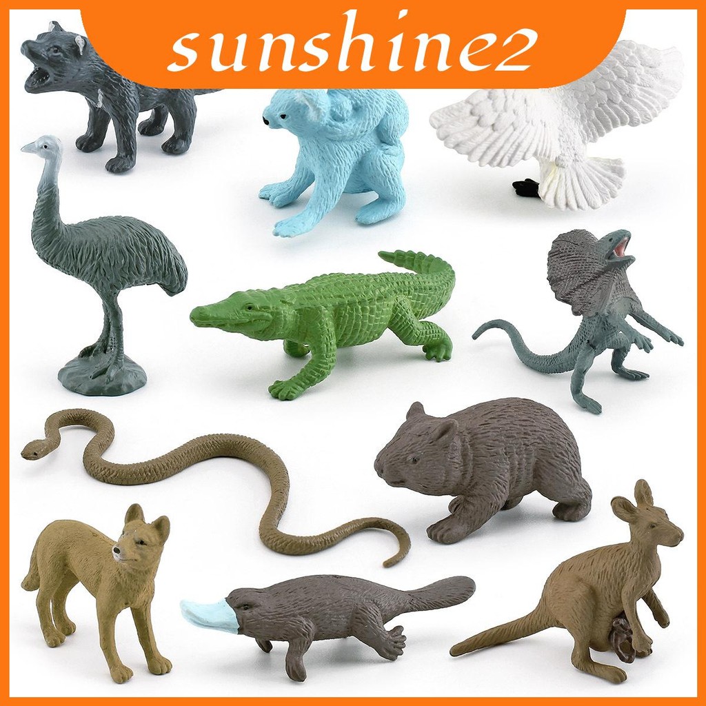 Impressive Pvc Model Set Of Australian Wildlife Including Platypus ...