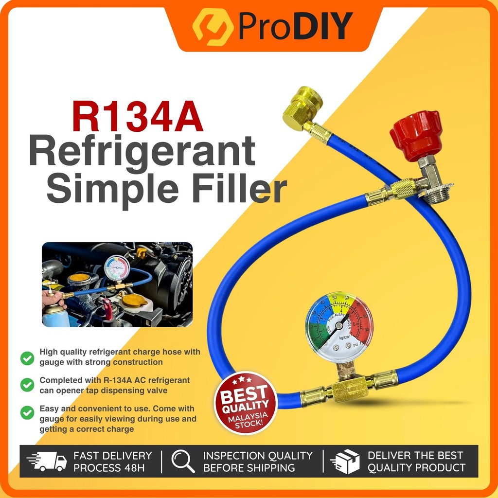 R134A Refrigerant Air Conditioning Refill Gas Cooler Car Charging Pipe ...