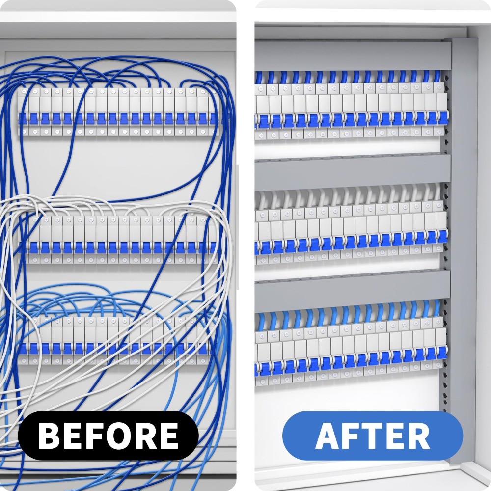 PVC Cable Tray Duct Slotted PVC Cable Trunking Wire Duct Cable Management for Network PC Wire ...