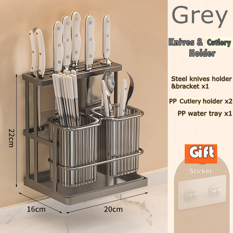 Ramadan Mubarak Multifunctional Kitchen Utensils Storage Cutlery Holder ...