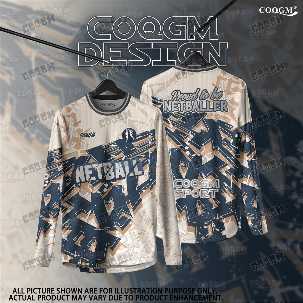 【Available】COQGM Original - Full sublimation Netball Team Jersey Custom ...