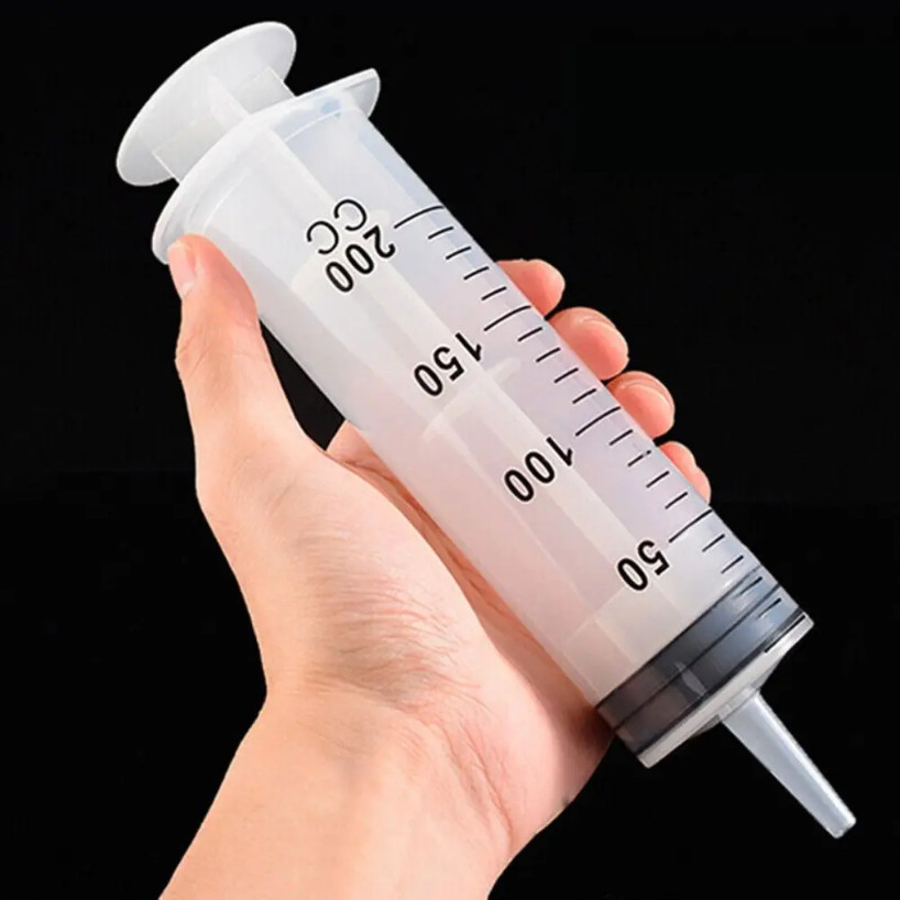 💉4PCS 200ml Picagari Syringe Penyedut Suction Engine Oil Extractor ...