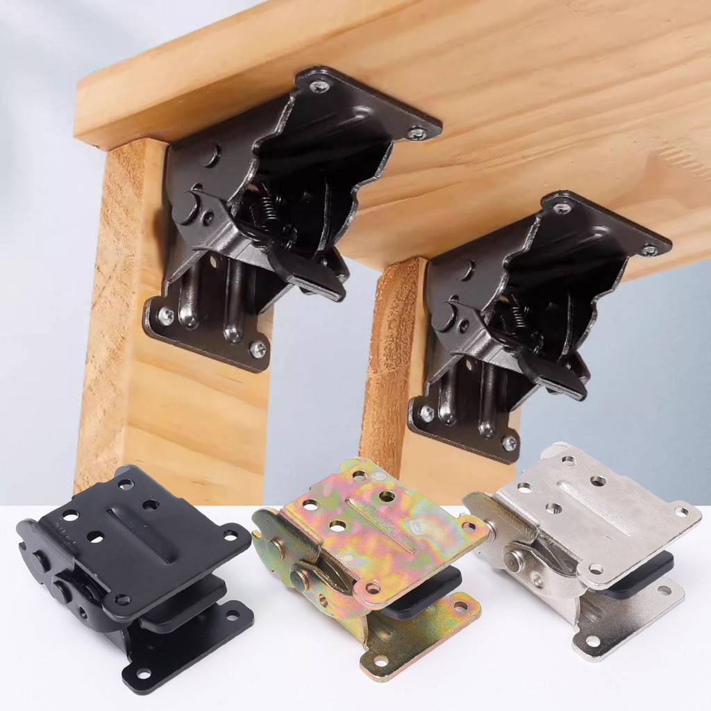 90 Degree Metal Thickeneded Self-Locking Foldable Hinge - Folding Table ...