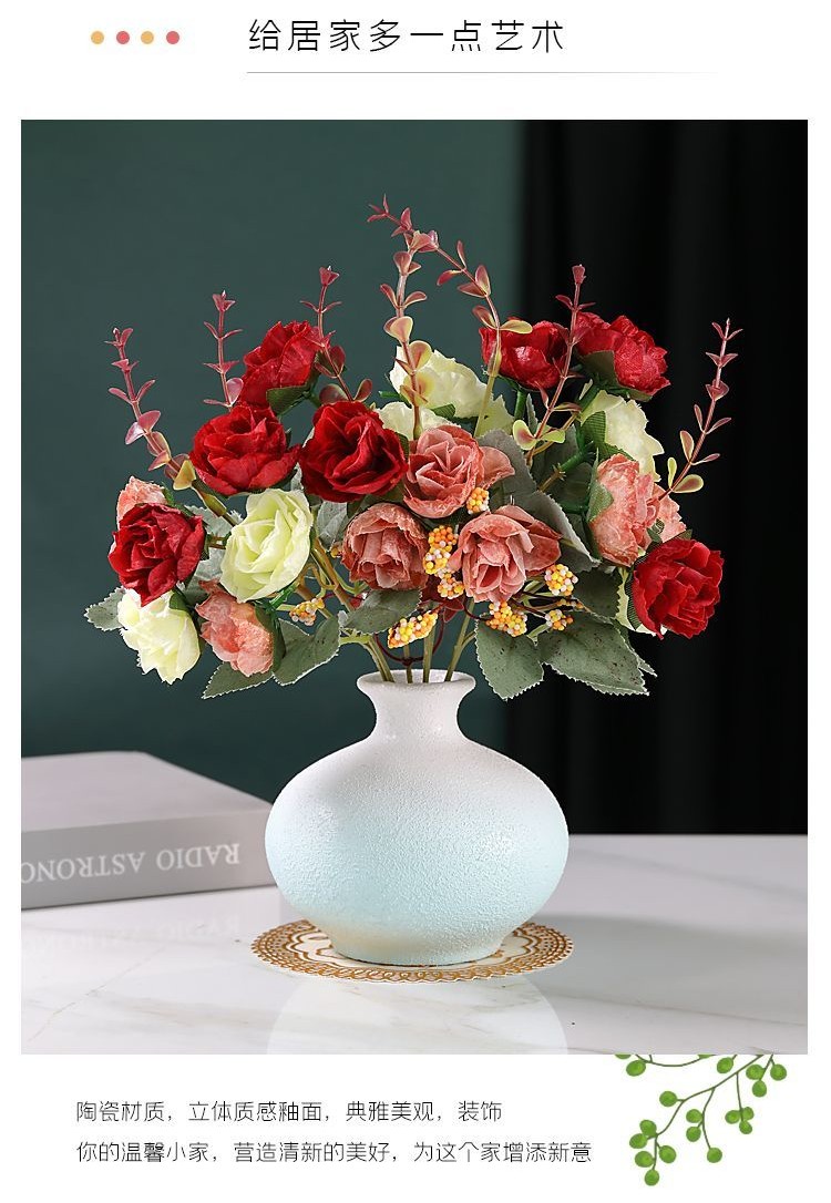 RamadanTembikar baru di atas meja pasu, sisipan bunga meja alat letak ...