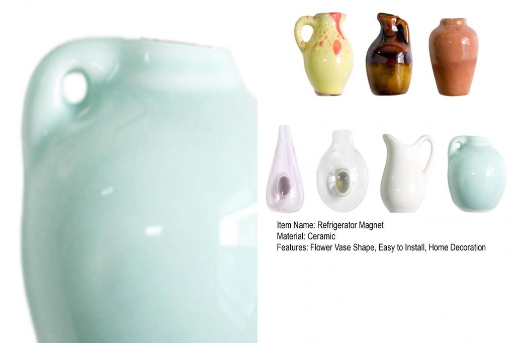 Vase Refrigerator Magnet Flower Vase Refrigerator Magnet Chinese Style ...