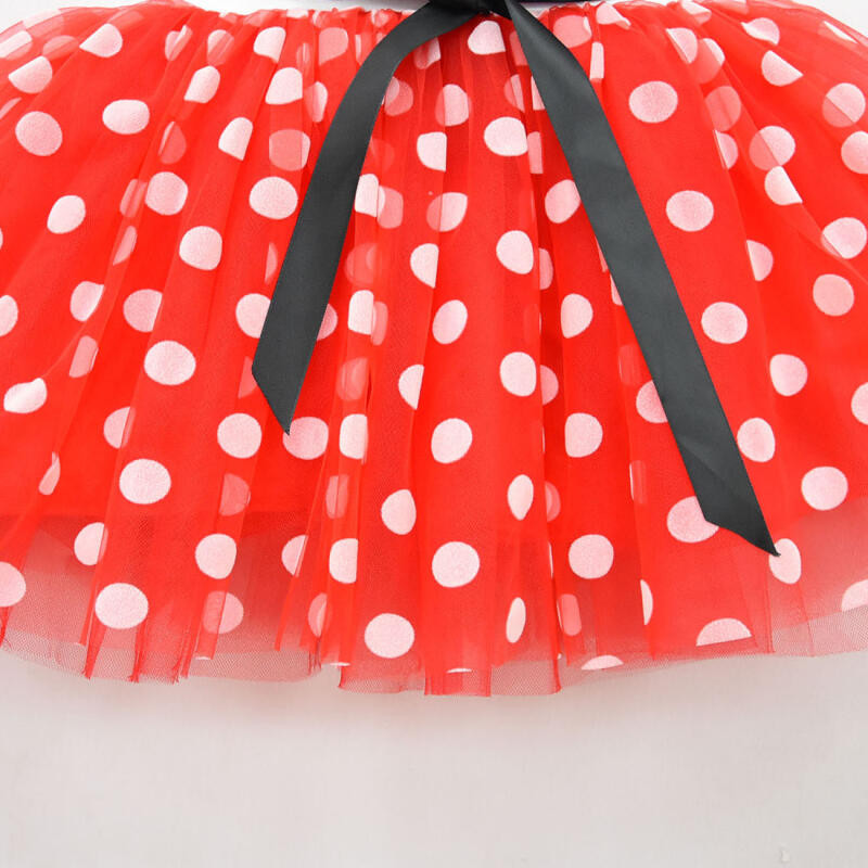 Mickey Mouse Cartoon Ballet TUTU Dress Black Red Mesh Princess Dress ...