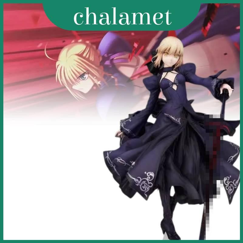 Pvc Anime Unique Figurine Of Black Dress Saber Hecate 26cm From Fate ...