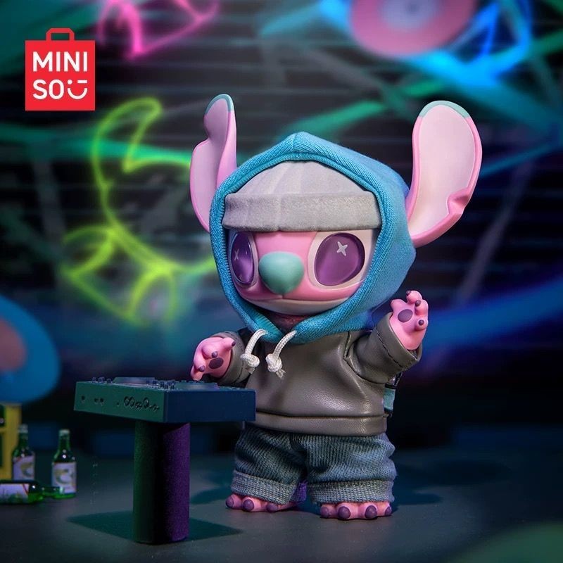 MINISO MINISO MINISO Disney Stitch GenZ Street Series Vinyl Plush ...