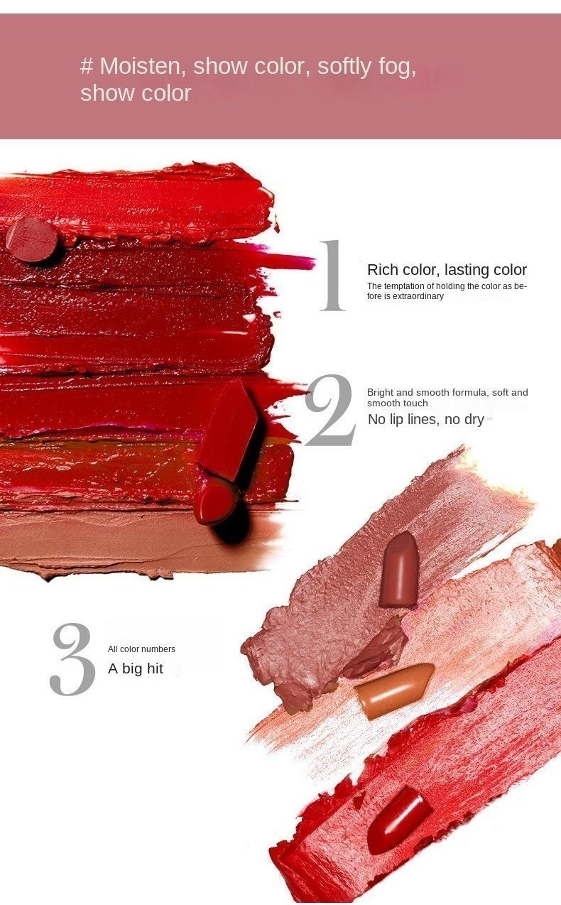 Lace matte lipstick matte matte long-lasting non-stick cup girly beauty ...