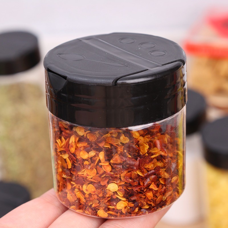 Portable Plastic Butterfly Lid Seasoning Box - Multi-size Double-turn ...