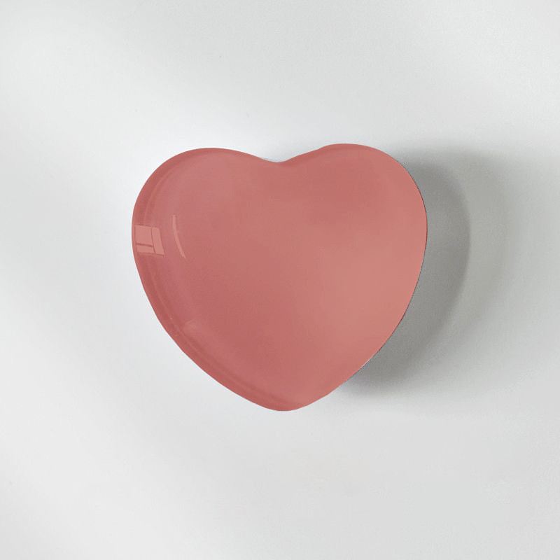 Cute 3D Glossy Love Heart Phone Holder Finger Grip Tok Bracket For ...