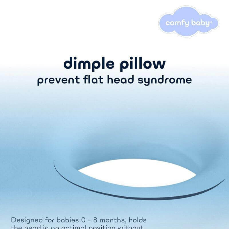Comfy Baby Cooling Purotex Dimple Pillow | Memory Foam Baby Pillow ...