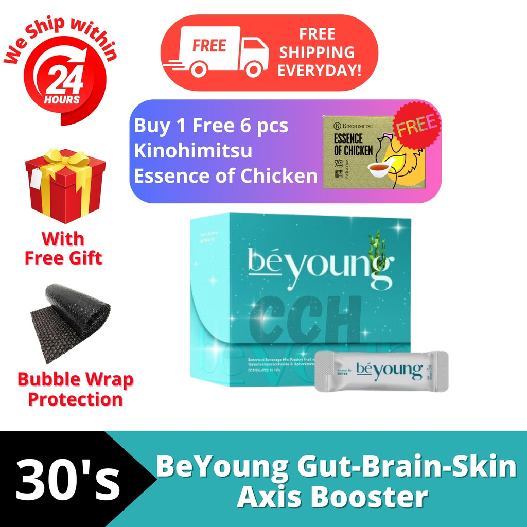 Beyoung Gut-Brain-Skin Axis Booster- 30 sachets [FOC 6's Kinohimitsu ...