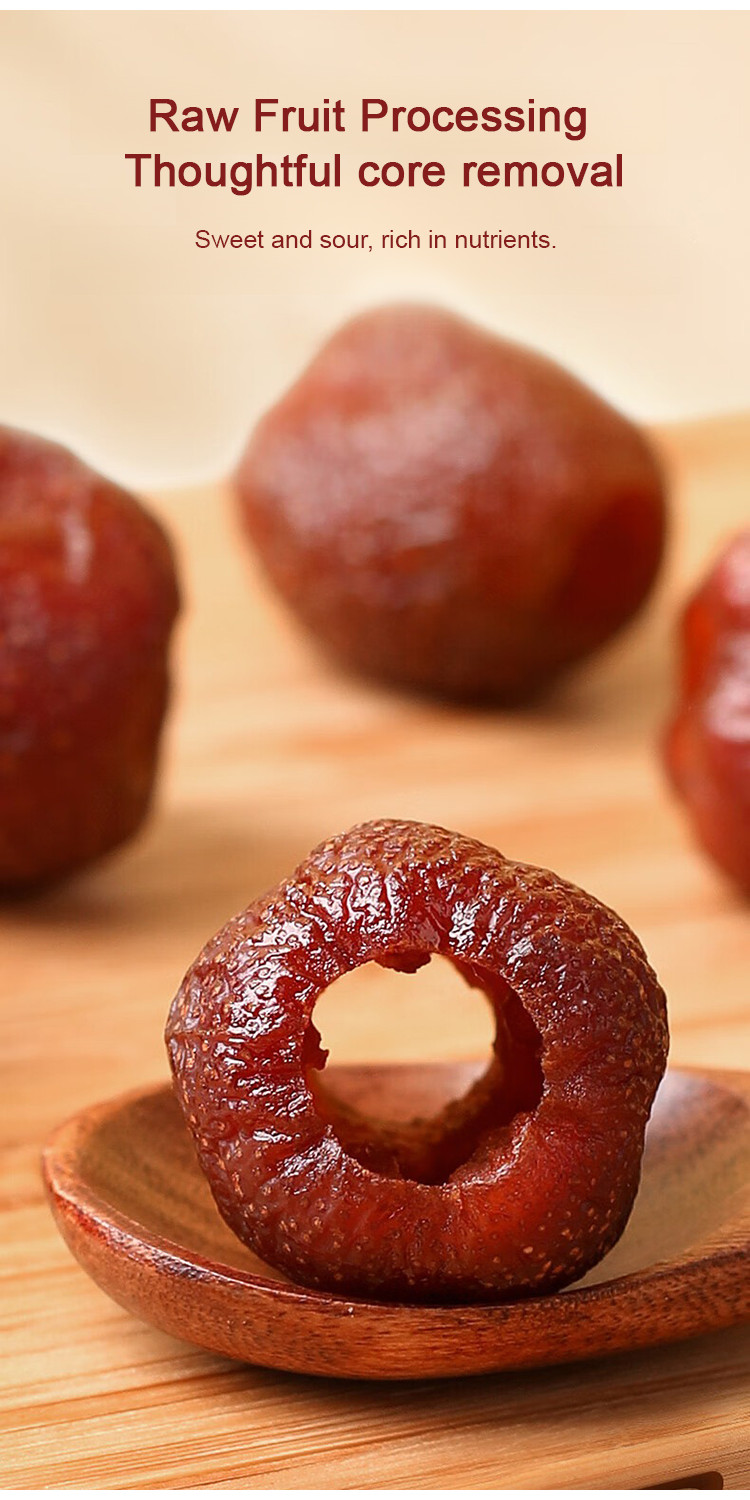 Seedless Hollow Hawthorn Non-Core Candied Snacks Hollow Hawthorn Ball ...