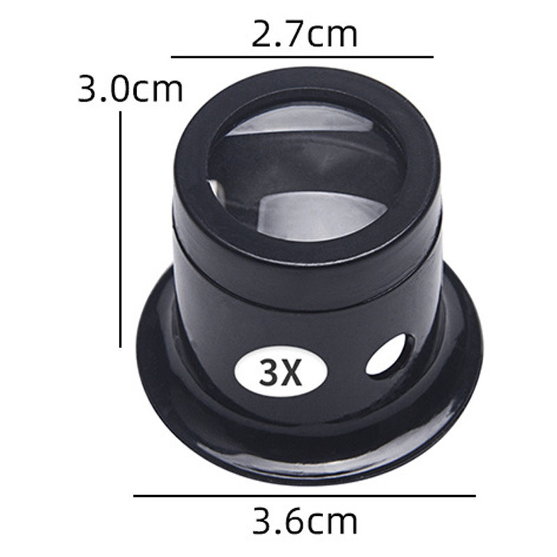 Watchmaker Magnifying Glass Watch Magnifier Watch Repair Loupe Tool 3X ...