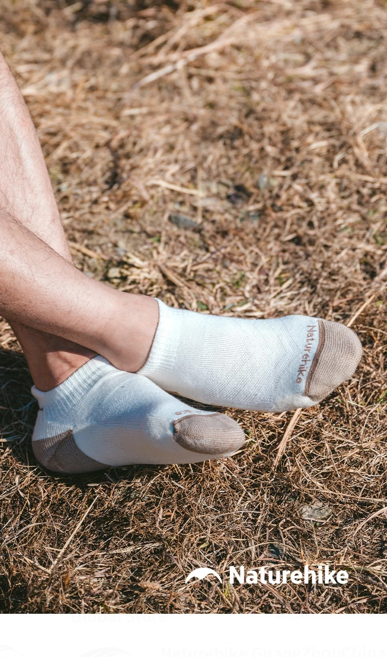 Naturehike Merino Wool Socks Winter Hiking Warm Lightweight Shock ...