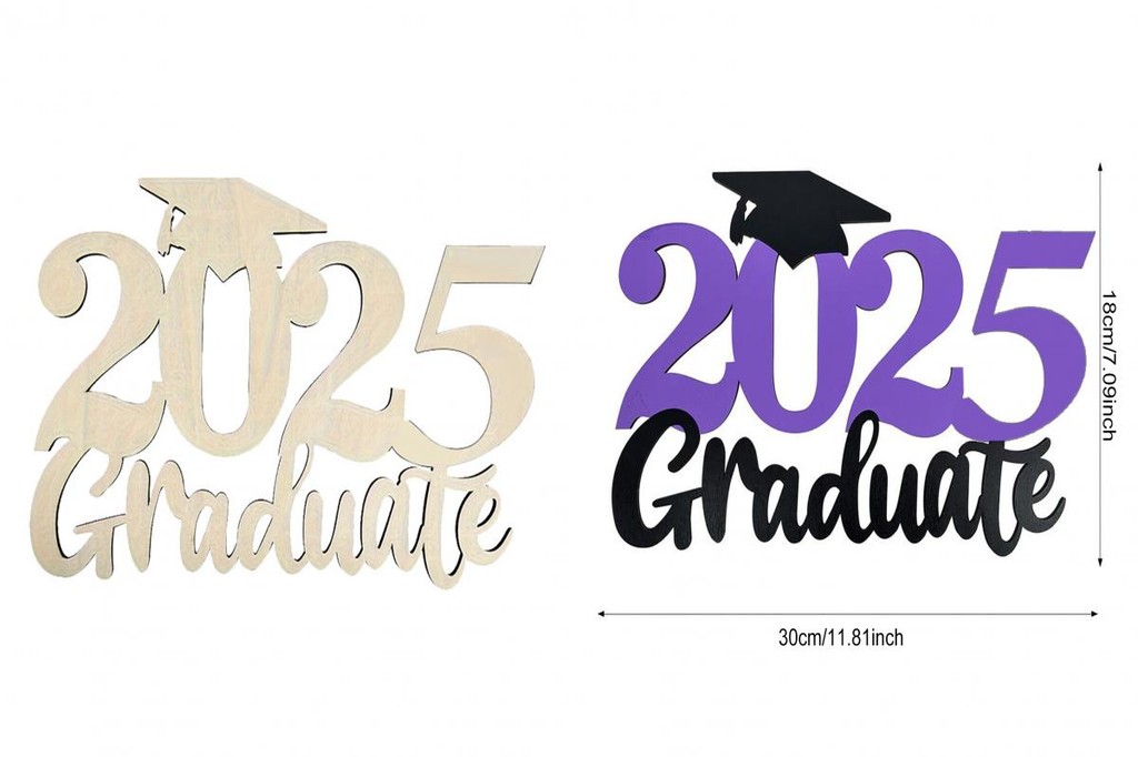 lemonshu- Wooden Graduation Gift 2025 Graduation Sign 2025 Graduation ...