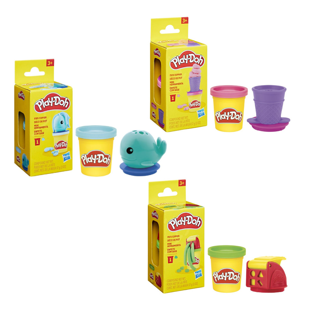 Play-Doh Mini Mold Clay Set With 2 Ounce Modeling Compound - Assorted ...